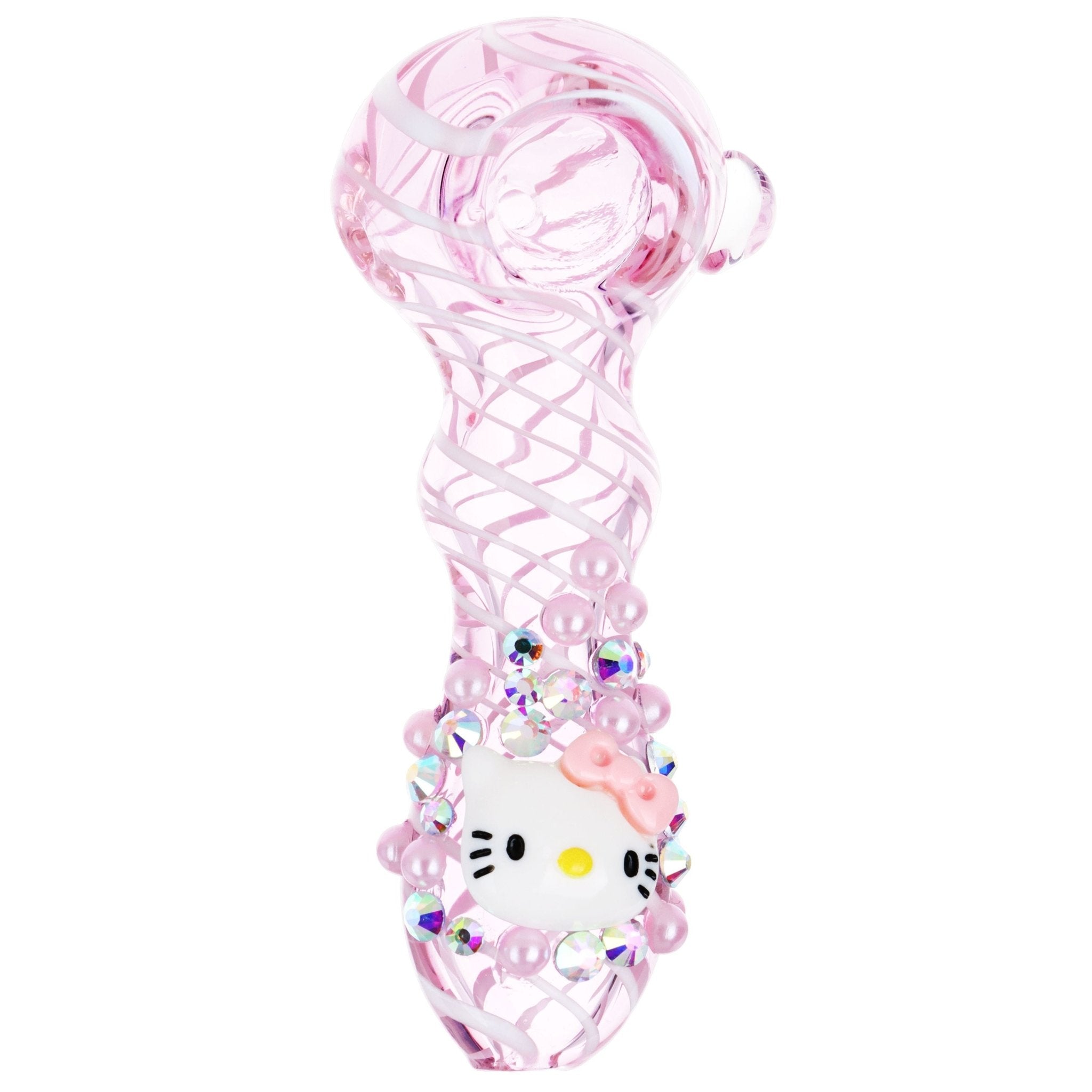 Hello Kitty Glass Spoon Pipe - Glasss Station