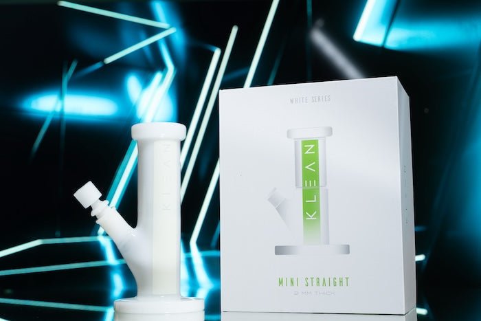 KLEAN Glass White Series Mini Straight