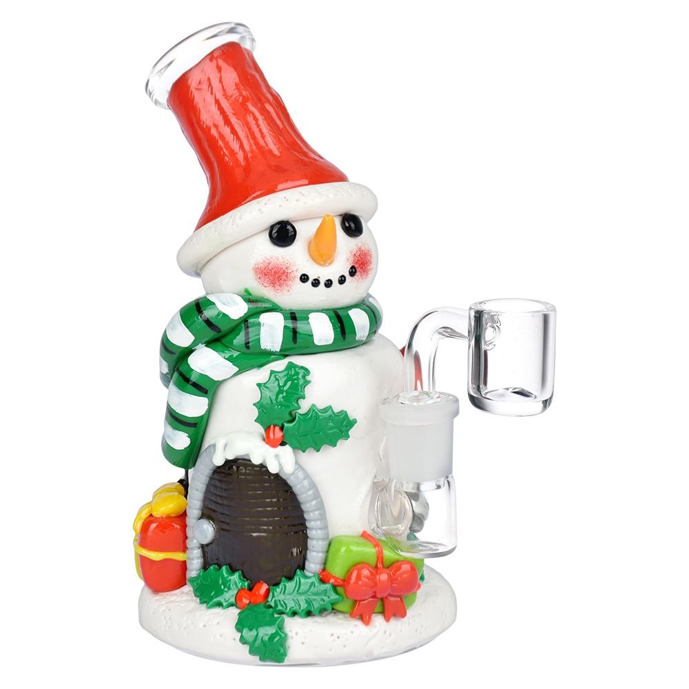 Snow Place Like Home Glass Dab Rig - Glasss Station