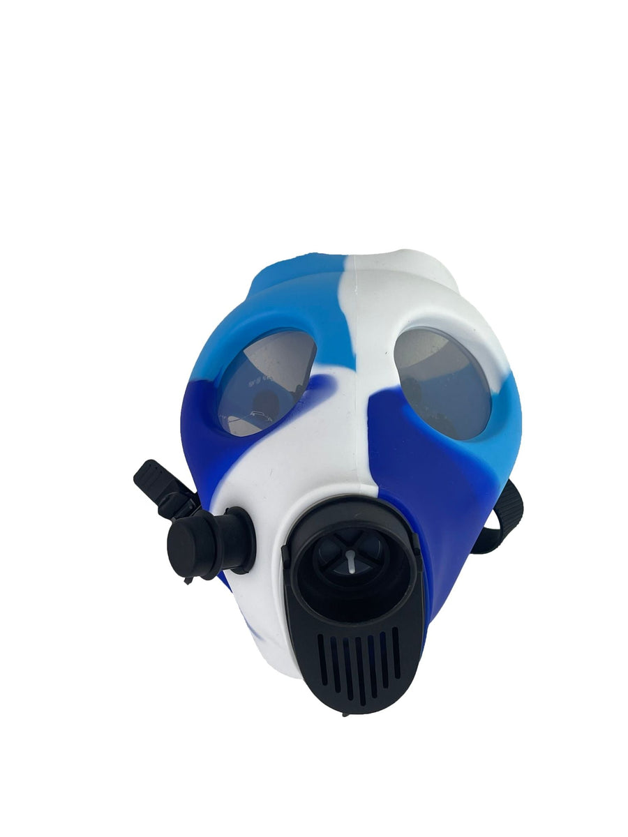 Multi-Colored Silicone Skull Gas Mask - Glasss Station