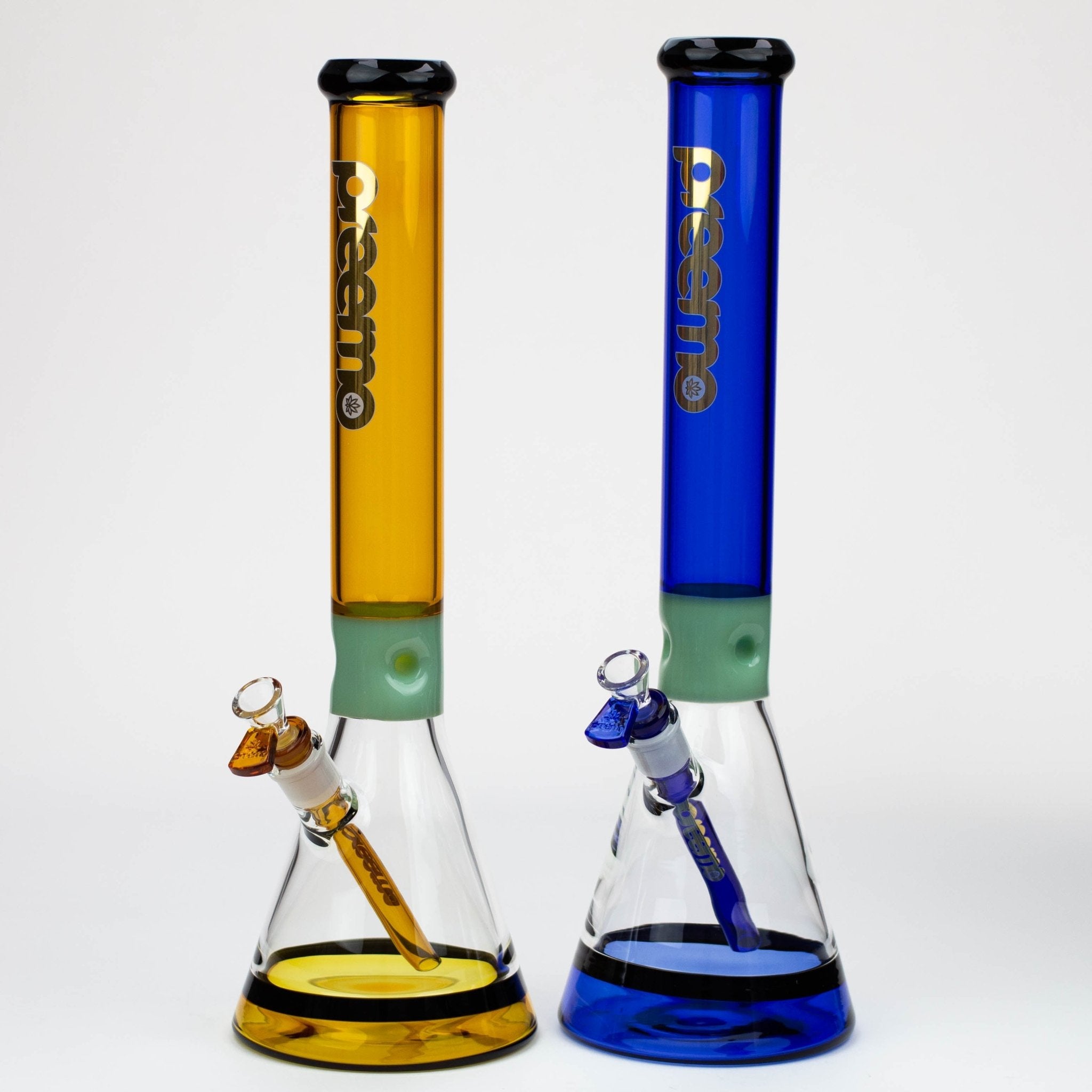 Preemo - 17.5" Jade Pinch Beaker Bong - Glasss Station