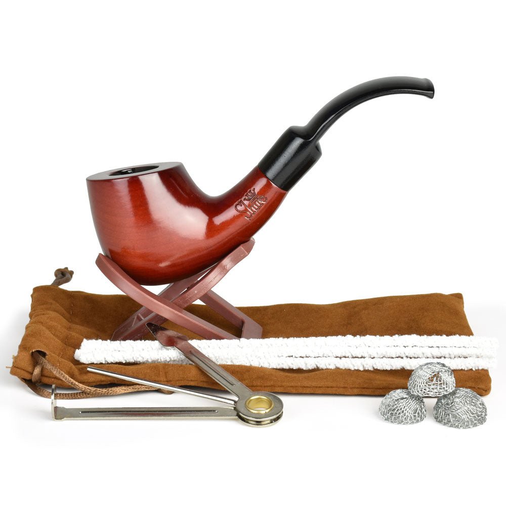 Shire Pipes Brandy Cherry Wood Pipe - Glasss Station