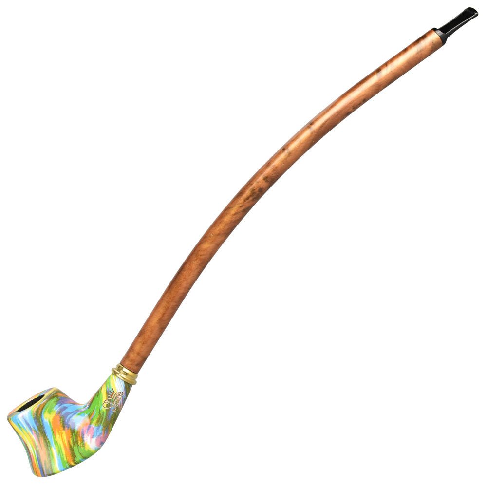 Shire Pipes Komezuka Volcano Churchwarden Rainbow Pipe - Glasss Station